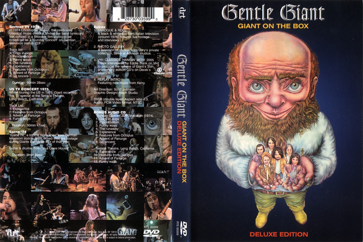 BANCA DO ROCK Rock Concert DVD: 2366 - DVD - GENTLE GIANT - BOOTLEG